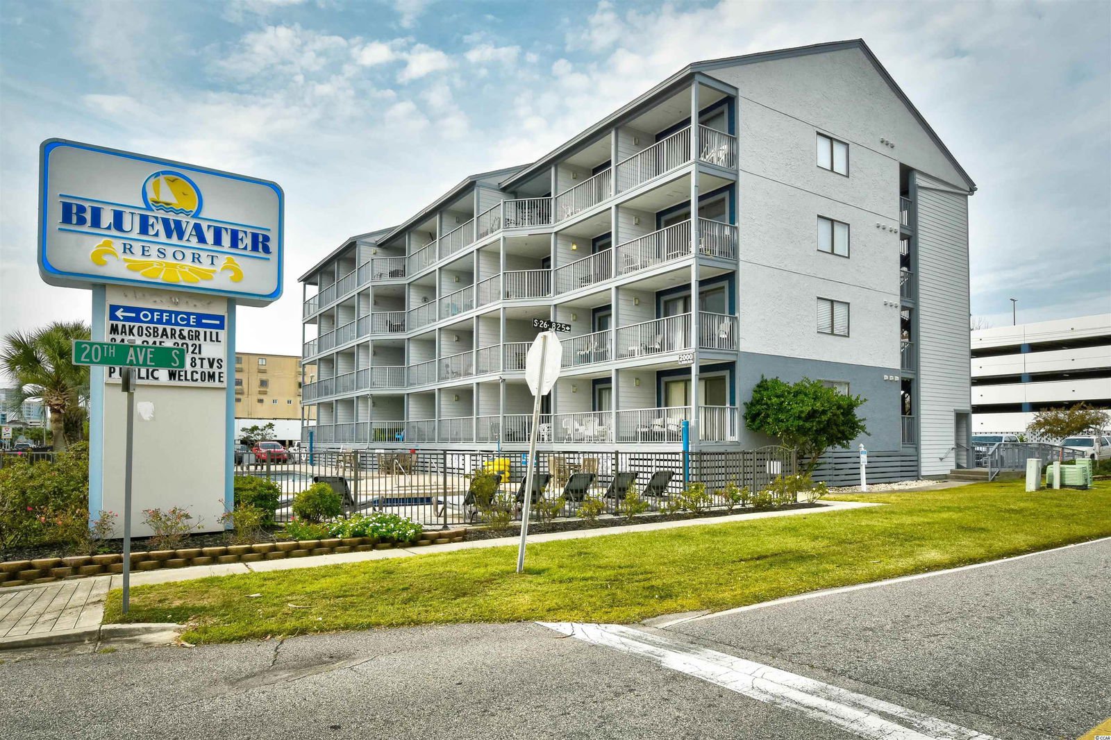 MLS 2125143 - Bluewater Resort - Villas I 2000 S Ocean Blvd. Unit 202 ...